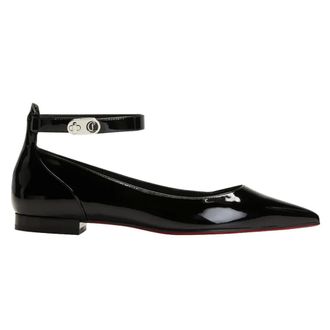 Christian Louboutin Femme, Chaussures, Noir, Taille: 36 EU Lock Ballerina
