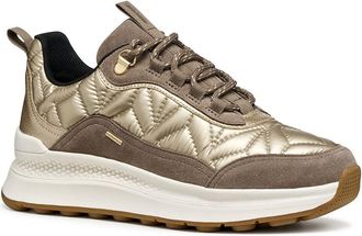 Geox Damen D SPHERICA ACTIF X2 Sneaker, Beige, 35 EU
