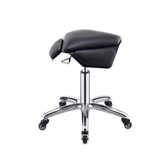 Generic Sattelhocker mit R&auml;dern, ergonomischer Rollstuhl, h&ouml;henverstellbarer Sattelstuhl, 440 Pfund Tragf&auml;higkeit, geeignet for Sch&ouml;nheitssalons und Heimb&uuml;ros