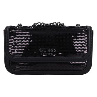 Guess Pailletten-Mini-Umh&auml;ngetasche - - Bags - Damen - Schwarzk - ONE SIZE