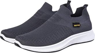 Generic Chaussures de marche &agrave; enfiler pour homme - En maille respirante - L&eacute;g&egrave;res et antid&eacute;rapantes - Tennis athl&eacute;tiques - Coupe large - Confortables - Baske