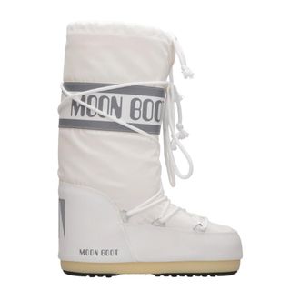 Moon Boot Femme, Chaussures, Blanc, Taille: 39 EU Icon Nylon Boot