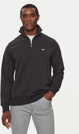 GANT Sweatshirt Reg Shield Half Zip Sweat 2008005 Schwarz Regular Fit