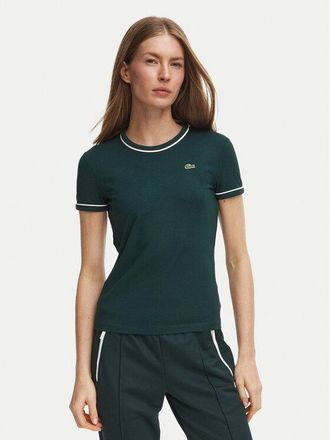 Lacoste T-Shirt TF5289 Dunkelgr&uuml;n Slim Fit