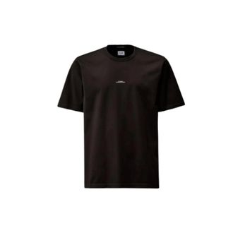 C.P. Company Schwarze Metropolis-Serie T-Shirts und Polos - - Tops - Herren - Schwarzk - 2XL