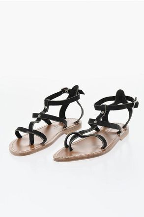 K.Jacques Leather Gladiator Sandals ANTIOCHE size 40