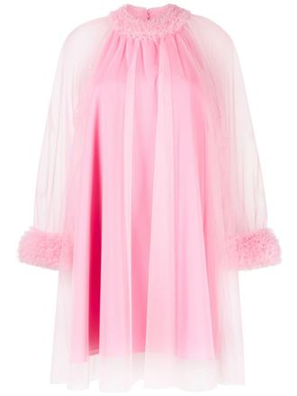 Viktor & Rolf robe en tulle Hollywood Gal &agrave; coupe &eacute;vas&eacute;e - Rose