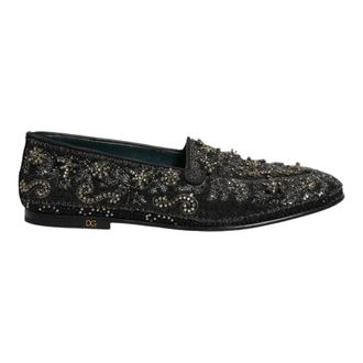 Dolce & Gabbana Loafers Slipper - - Shoes - Herren - Schwarzk - 43 EU