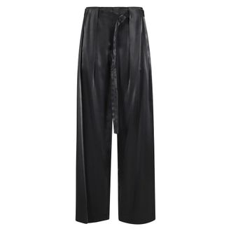 Isabelle Blanche Wide Hosen - - Trousers - Damen - Schwarzk - M