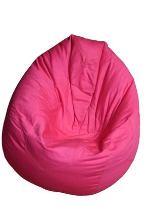 Kinzler S-10009/12 Sitzsack Billy, ca. &Oslash;65 x H75 cm, klassische Tropfenform, Indoor, in vielen verschiedenen Farben, robuster Jeansstoff, pink
