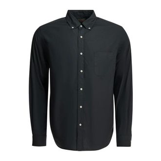 Beams Plus Chemise Oxford Boutonn&eacute;e - Homme - Chemises - Bleu - Taille: XL