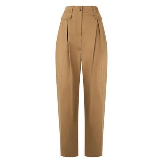 Alberta Ferretti Legere Hose mit hohem Bund - - Trousers - Damen - Beige - L