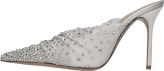 Gedebe Gedebe, Femme, Chaussures, Gris, Taille: 38 EU Isha 105 Tulle Crystal Mule