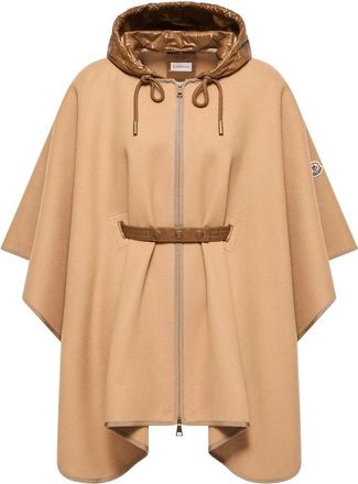 Moncler Belted Hooded Cape