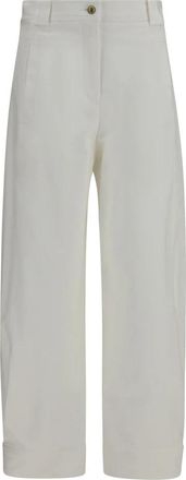 Max Mara Adorni Cropped Pants - - Trousers - Damen - Wei&szlig; - XS