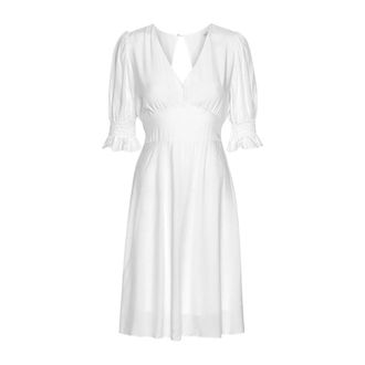 Americandreams Americandreams, Femme, Robes, Blanc, Taille: 38 FR Koko Short Dress