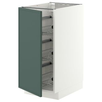 IKEA METOD Unterschrank mit Drahtk&ouml;rben