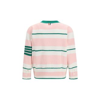 Thom Browne Mens Multicolor Cotton Cardigan Clothing