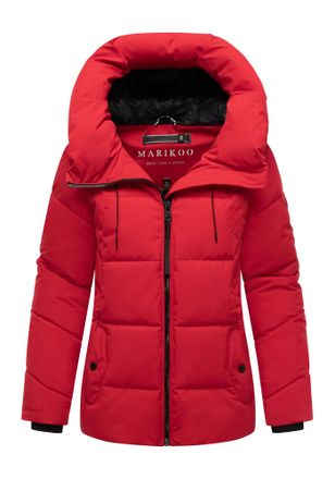 Marikoo Damen Winter Steppjacke Kuscheltatze XVI mit Kapuze