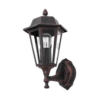 Lindby Applique Exterieur Lamina &agrave; intensit&eacute; variable (Antique, Classic) en Marron Aluminium (1 lampe,&agrave; E27) Murale Luminaire Lampe Jardin Eclairage