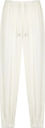 Fabiana Filippi Femme, Pantalons, Beige, Taille: 36 FR Pantalon en viscose