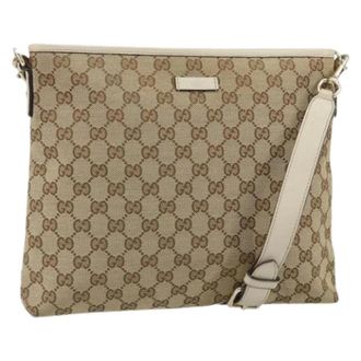 Gucci Pre-owned Canvas Cross Body Bag - - Pre-owned - Damen - Beige - ONE SIZE