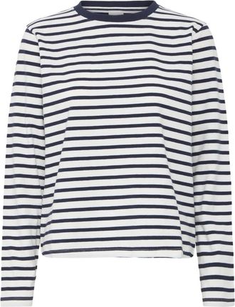 Ichi Ichi, Femme, Tops, Bleu, Taille: 36 FR Top &agrave; manches longues