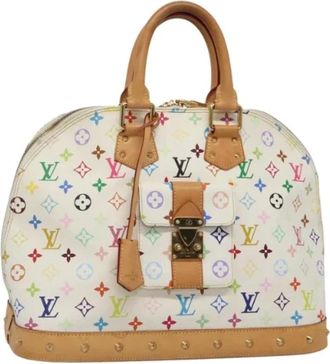 Louis Vuitton Sac &agrave; main en toile vintage Pre-owned - Femme - Pre-owned - Blanc - Taille: ONE Size
