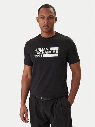 A|X Armani Exchange T-Shirt XM002788 AF10356 UC001 Schwarz Regular Fit