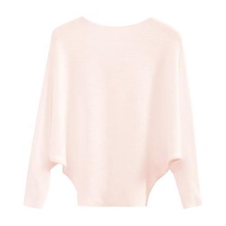 Generic Pull pour femme - Col rond - Coupe ajust&eacute;e - Uni - Ray&eacute; - Couleur unie - Confortable - Manches longues - Pull chaud en tricot fin pour lautomne, beige