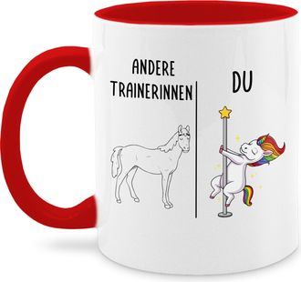 Shirtracer Tasse Tassen 325ml - Andere Trainerinnen Dabbing Einhorn | Trainerin Geschenk für Beste Trainerin | Lieblingstrainerin | Hundetrainerin Reitlehrerin F