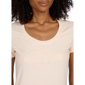 Guess T-shirt imprim&eacute; en coton m&eacute;lang&eacute;