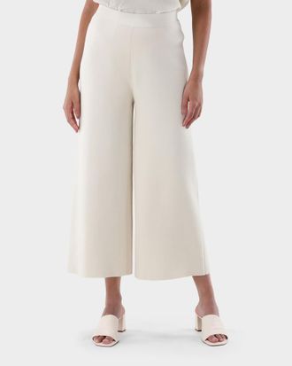 van Laack Strickhose mit ausgestelltem Bein