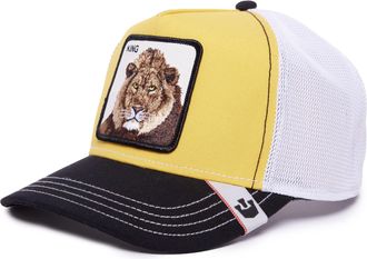 Goorin Brothers Trucker Cap MV Lion Yellow Gelb Schwarz Weiß, Size:OneSize