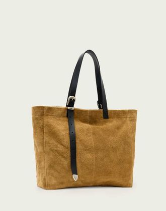 AllSaints Haven - Sac cabas en daim - Marron-Brown