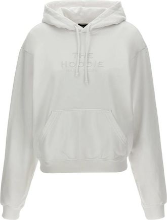 Marc Jacobs Femme, Sweatshirts et sweats &agrave; capuche, Blanc, Taille: 36 FR The Sweat &agrave; capuche
