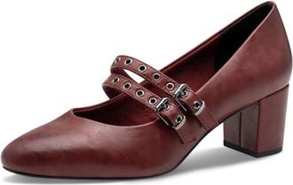 Marco Tozzi Femme Pumps 2-22439-45 Escarpins, Bordeaux, 37 EU