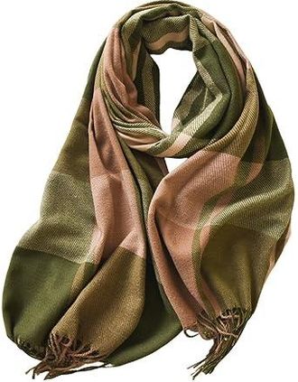 Generic Echarpe Femme ÉCharpe Chaude Longue à Carreaux Pour éPaisse Et Chaude IdéAle Pour LHiver Et LAutomne Grand ChâLe En Tartan Basiques Classique
