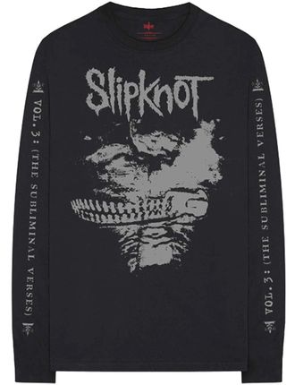 Slipknot Subliminal Verses (Black) Long Sleeve Shirt (x-Large)