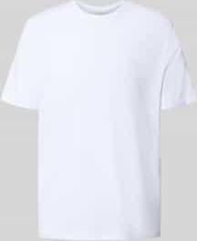 Calvin Klein Jeans T-Shirt mit geripptem Rundhalsausschnitt