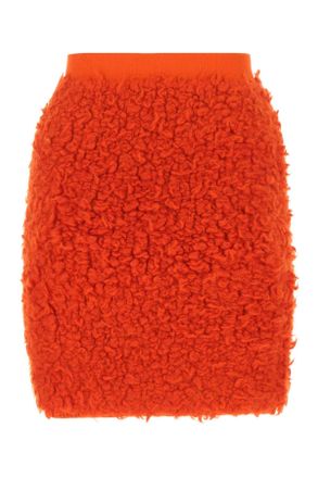Bottega Veneta Womens Red Wool Blend Skirt 6022 Gonne