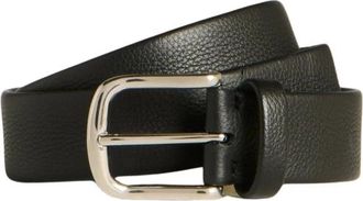 Kiton Homme, Accessoires, Noir, Taille: 120 CM Ceinture en cuir de veau