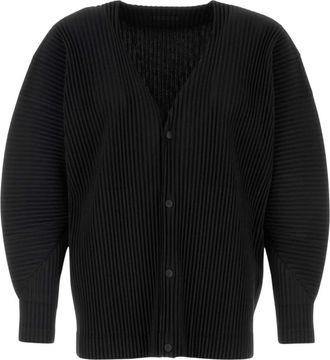 Issey Miyake Strickjacke - - Knitwear - Herren - Schwarzk - L