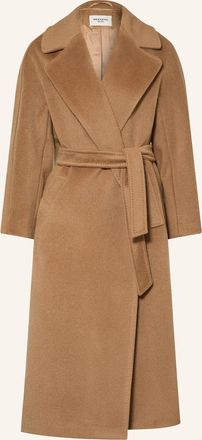 Max Mara Weekend Max Mara Mantel Tempera Im Materialmix braun