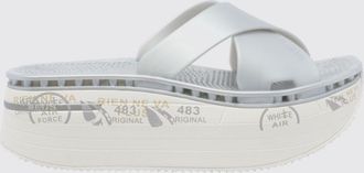 Premiata Sandales &agrave; Talons Femme couleur Argent