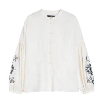 Max Mara Ilex Shirt - - Blouses & Shirts - Damen - Beige - M