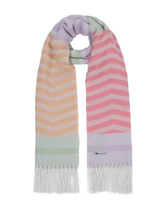 Samaya Weicher Webschal mit flachem Zick-Zack-Muster