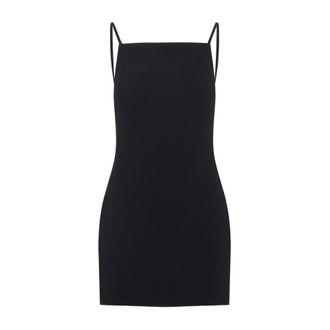 Givenchy Geschnittenes Mini-Kleid aus Cr&ecirc;pe Cady - - Dresses - Damen - Schwarzk - M