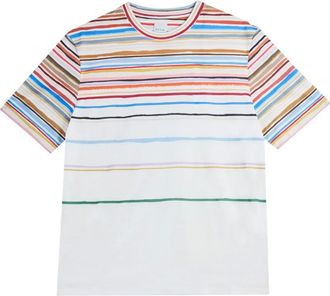 Paul Smith Homme, Tops, Multicolore, Taille: XL T-shirt Righe Il Cairo