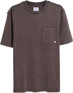 Farah T-shirt droit &agrave; logo brod&eacute; en coton